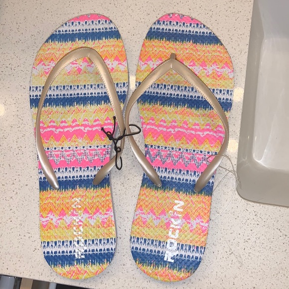 Rockin | Shoes | New Flip Flops | Poshmark